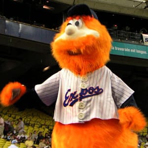 Youppi Expos Mascot